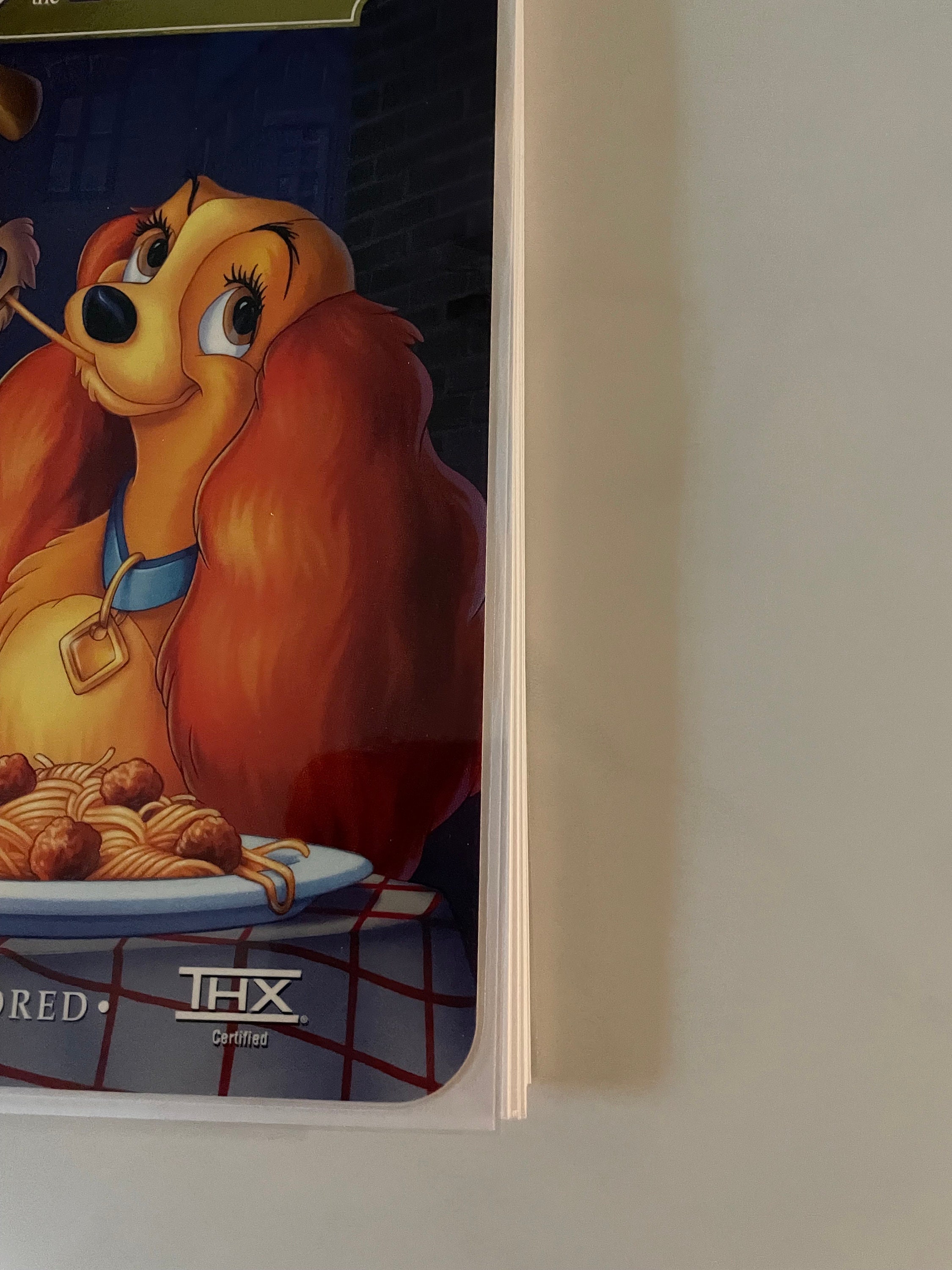 Disneys Lady and the Tramp Animated VHS Upcycled Spiral Bound - Etsy