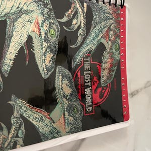 Jurassic Park the Lost World Movie DVD Video Upcycled Spiral Bound ...