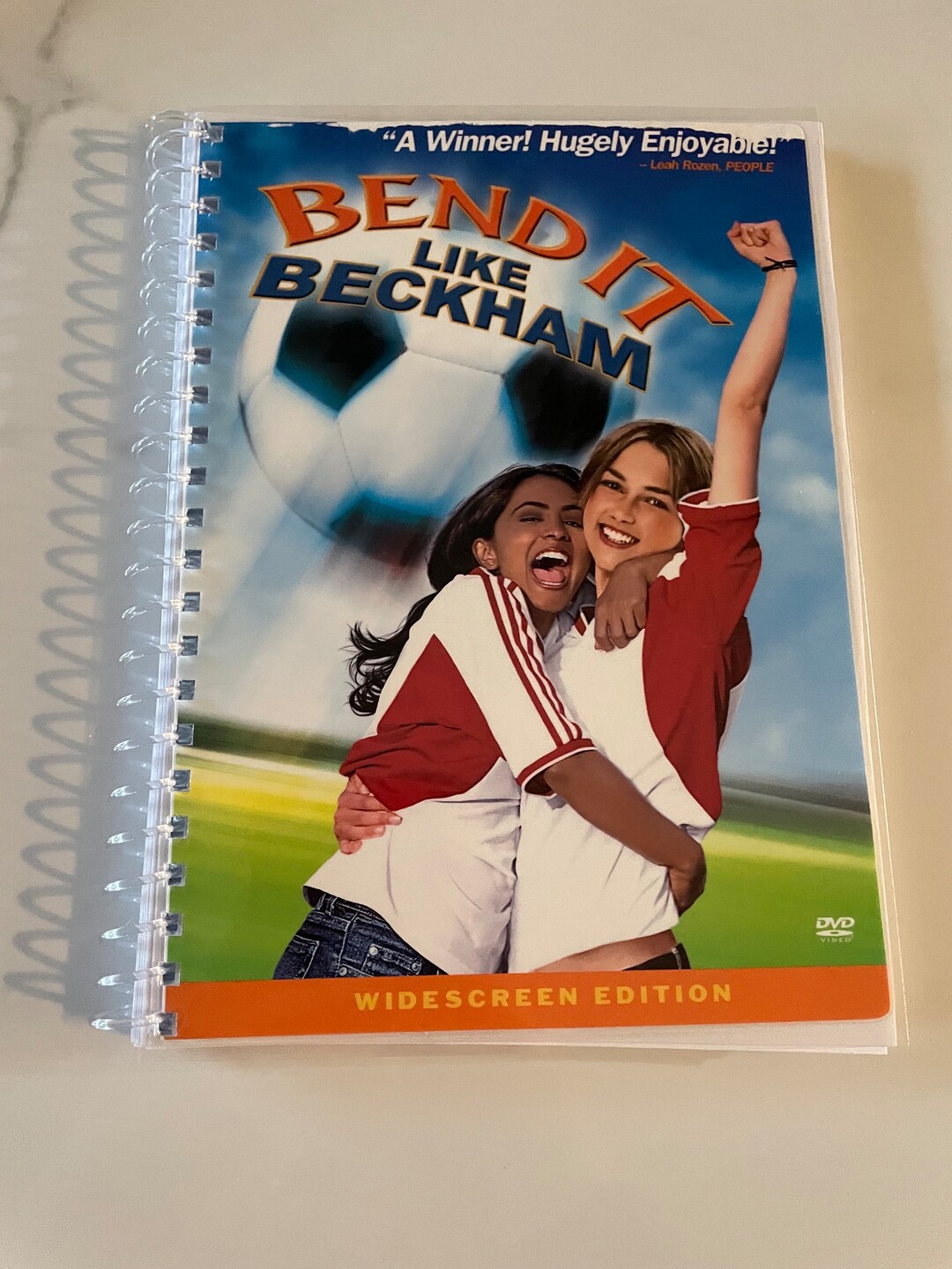 Bend It Like Beckham Movie DVD Early 2000s Upcycled Spiral Bound ...