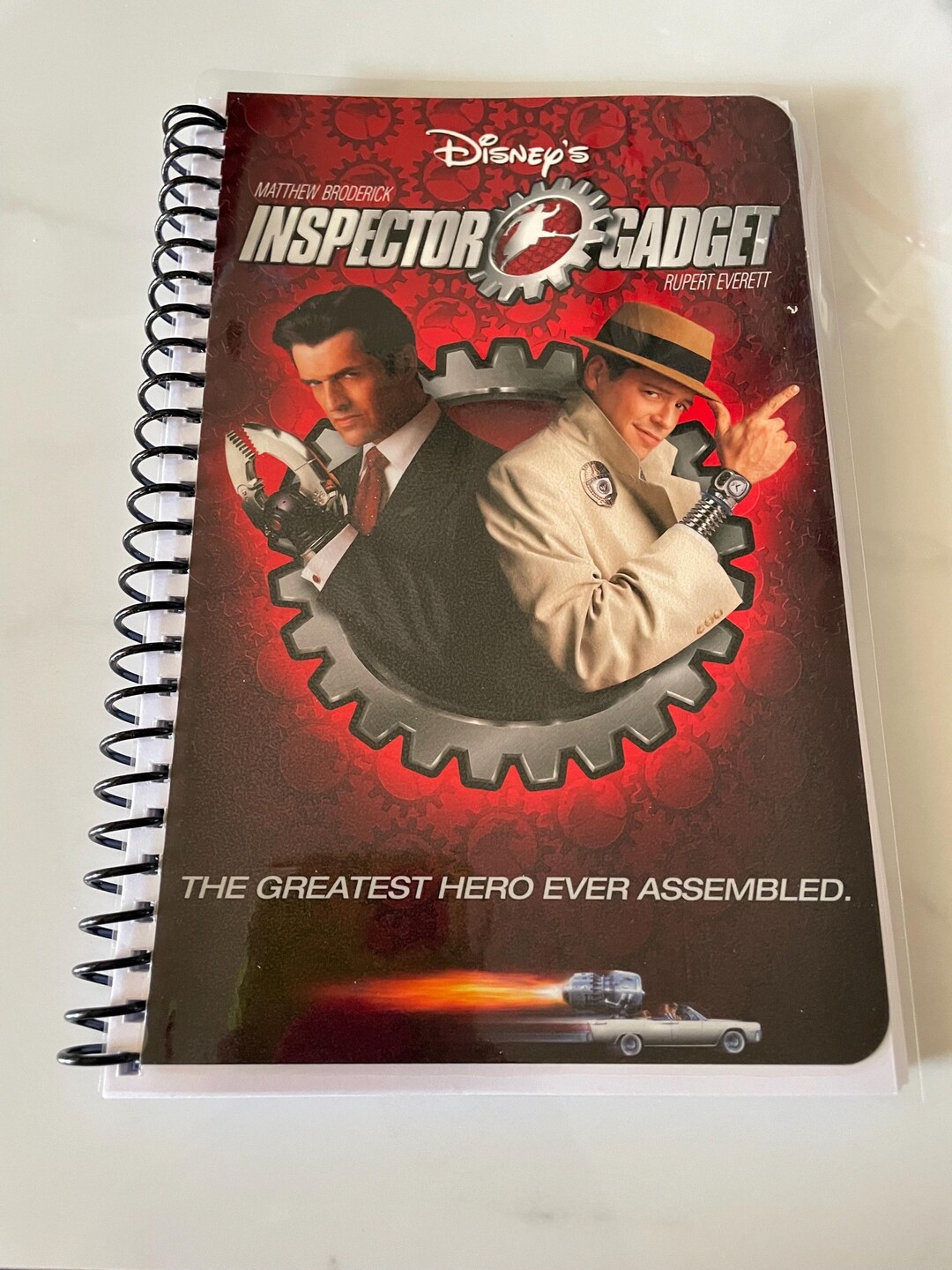 Disney Inspector Gadget VHS Movie Upcycled Spiral Bound Notebook ...