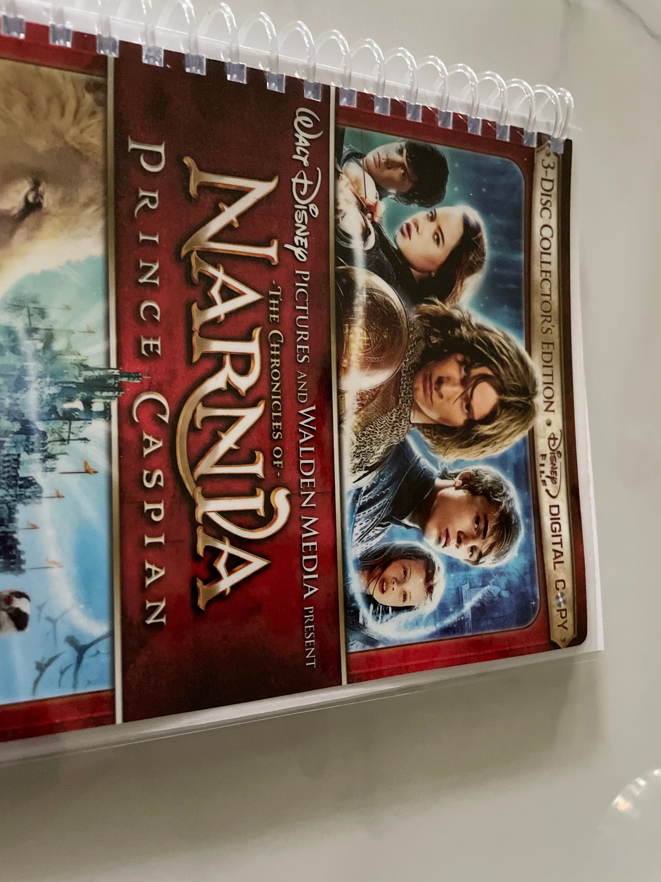 Walt Disney the Chronicles of Narnia Prince Caspian Movie DVD Upcycled ...