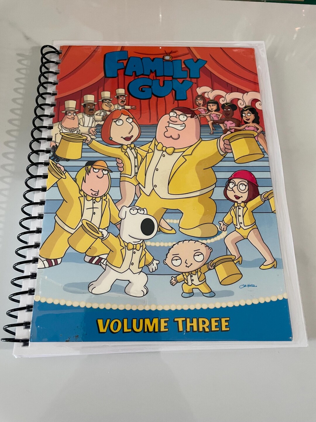 Family Guy Volume 3 DVD Upcycled Spiral Bound Notebook Notepad Journal ...
