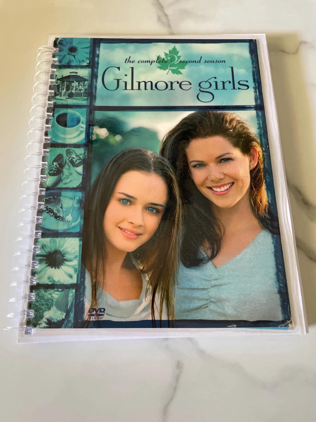 Gilmore Girls Season Two TV Show DVD Upcycled Spiral Bound Notebook ...