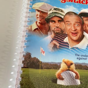 Caddyshack Movie DVD Upcycled Spiral Bound Notebook Journal Vintage ...