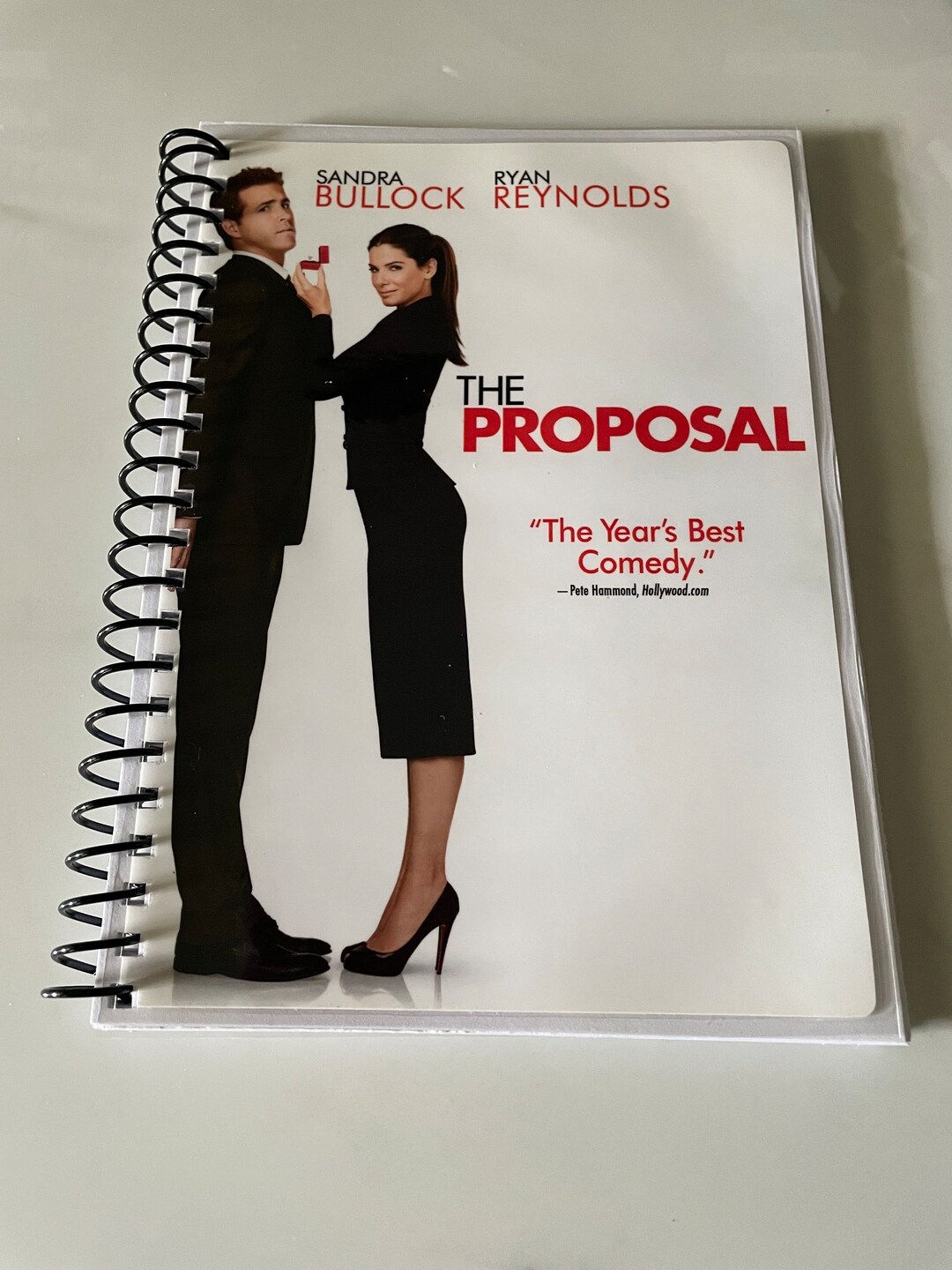 The Proposal Movie DVD Upcycled Spiral Bound Notebook Journal Notepad ...