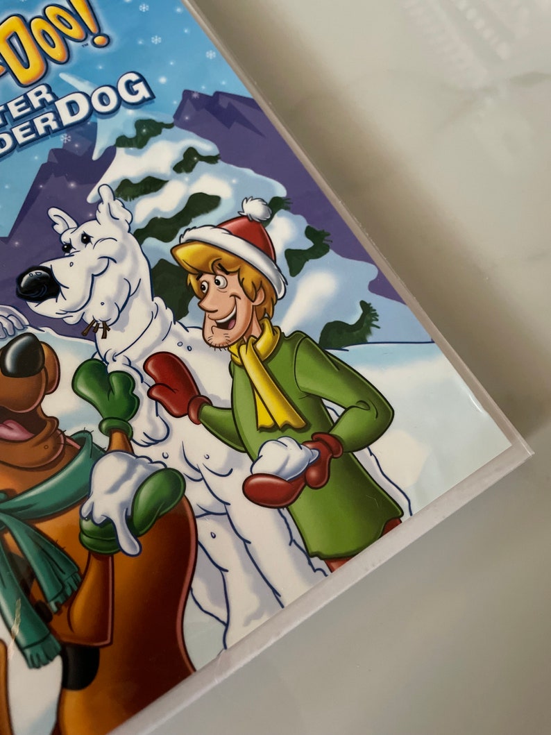 Scooby Doo Winter Wonderdog Cartoon Animated Movie DVD Upcycled Spiral ...