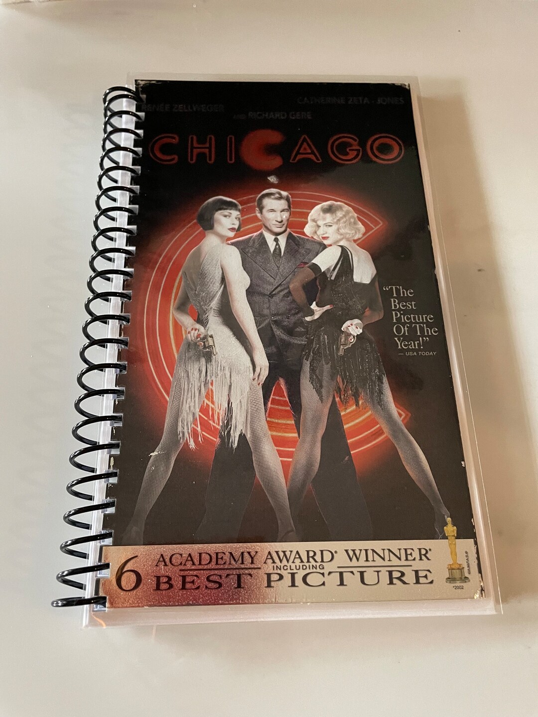 Chicago Movie Musical Renee Zellweger Catherine Zeta Jones VHS Upcycled ...