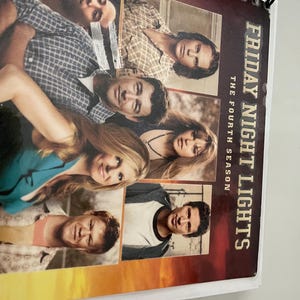 Friday Night Lights Season 4 DVD Upcycled Spiral Bound Notebook Journal ...