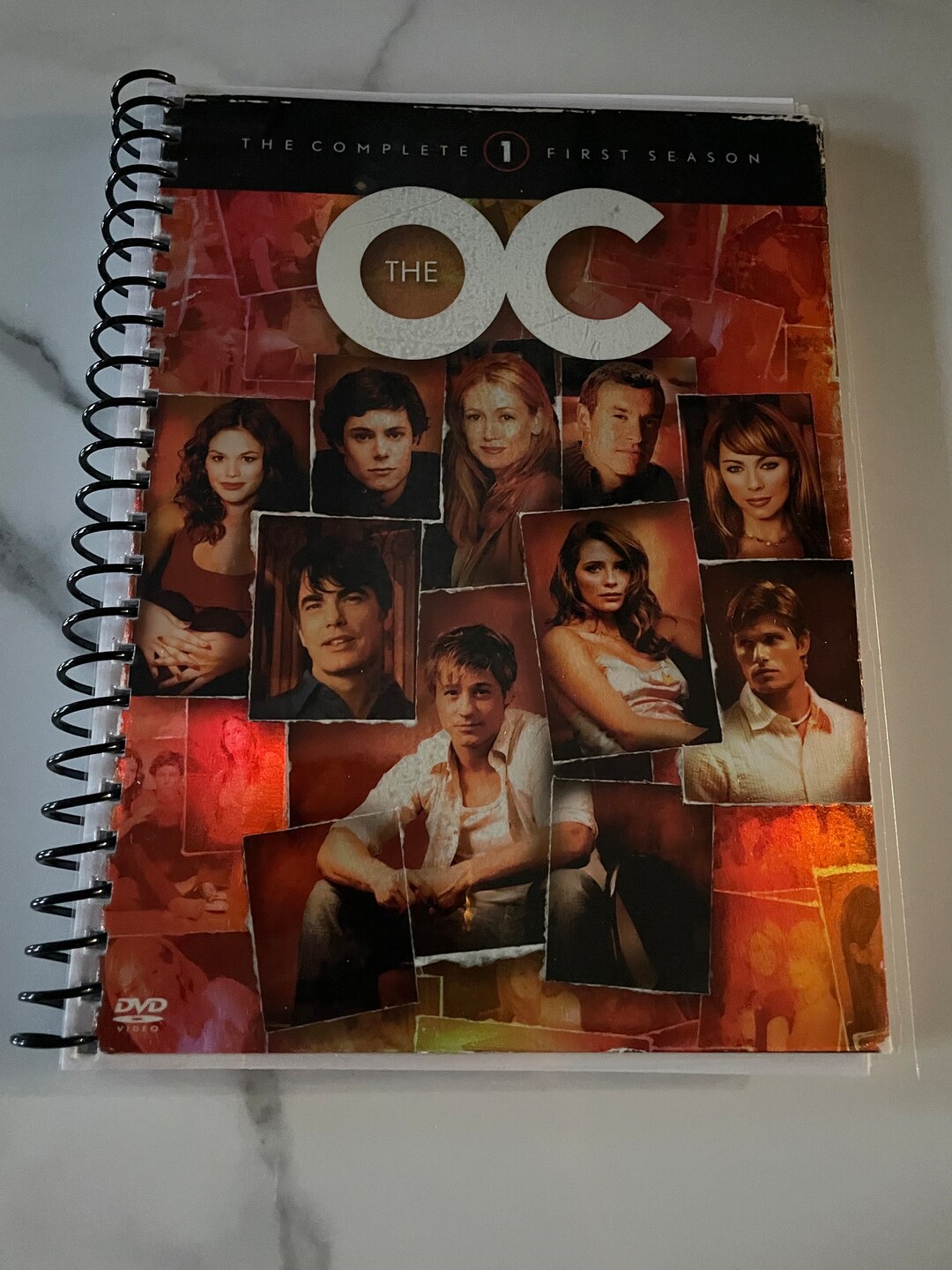 The OC Season 1 Early 2000s DVD Upcycled Spiral Bound Notebook - Etsy