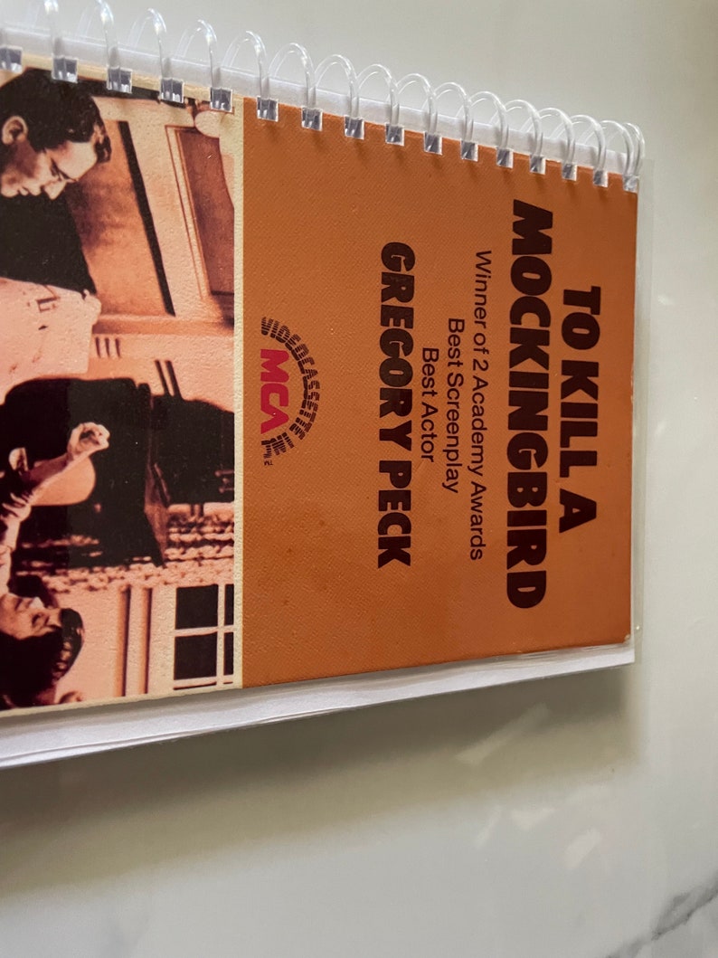 To Kill a Mockingbird Movie VHS Upcycled Spiral Bound Notebook Journal ...