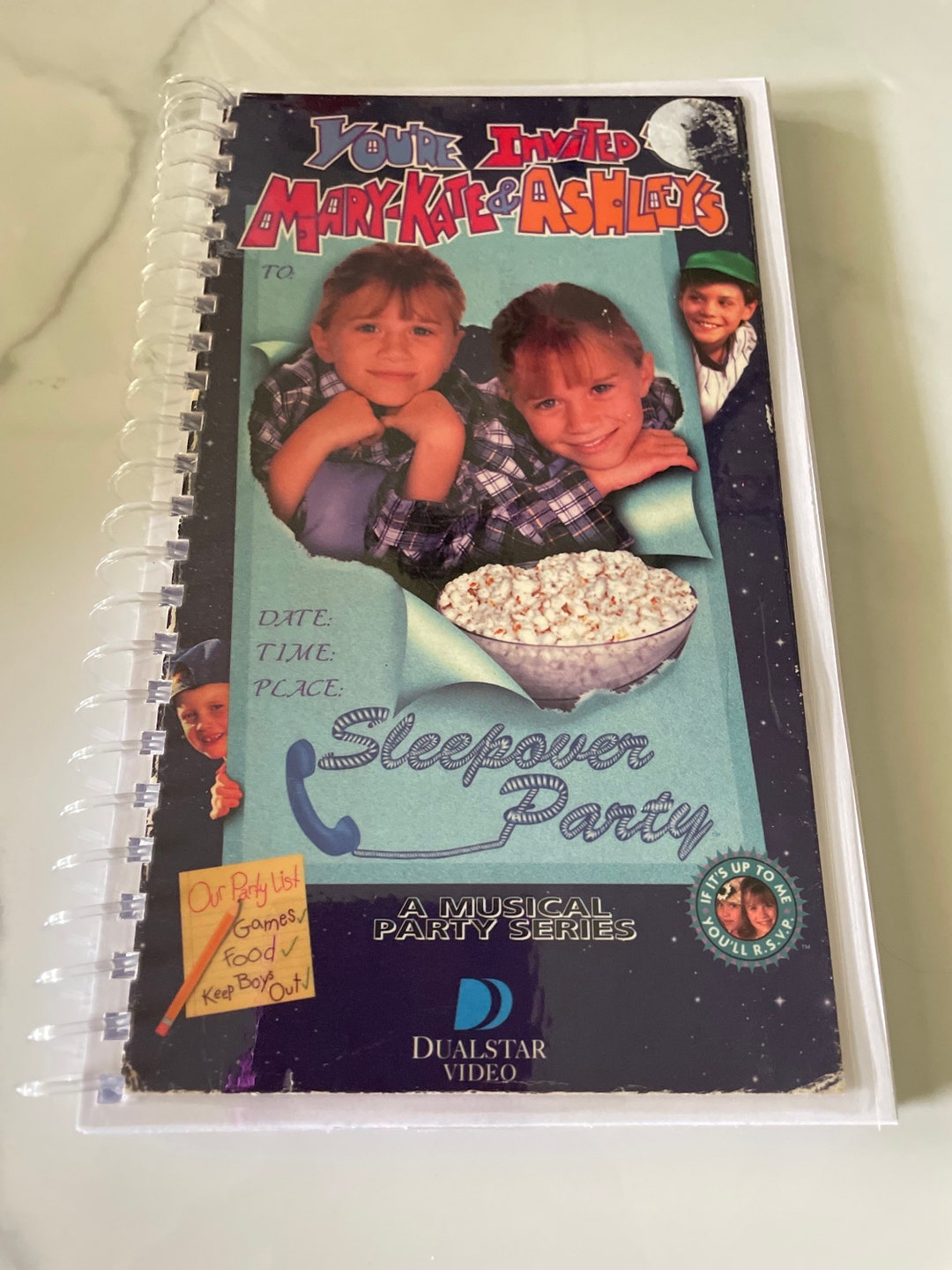 Mary Kate and Ashley Olsen Youre Invited Sleepover Party 90s Movie VHS ...