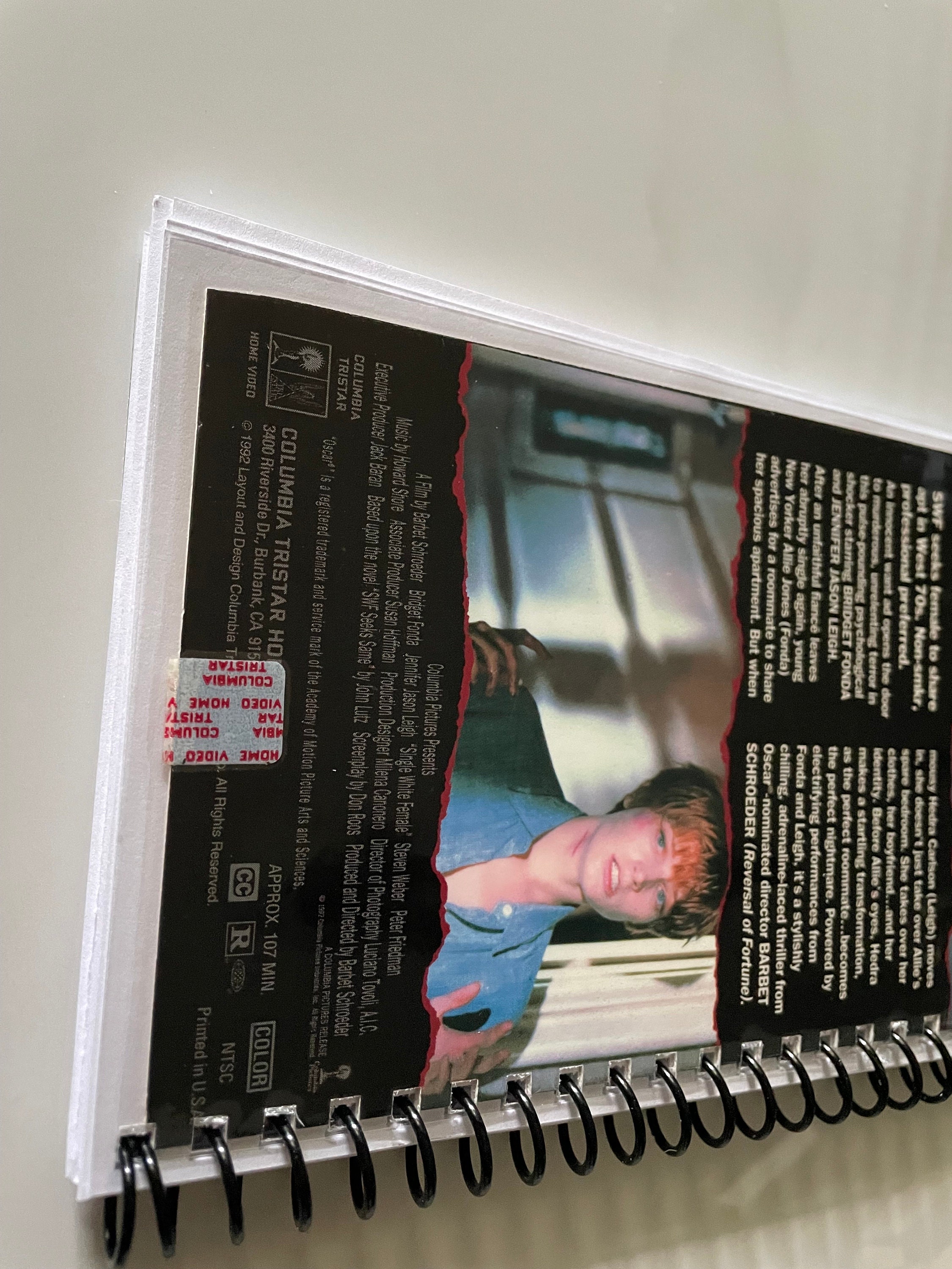 Single White Female Movie VHS Upcycled Spiral Bound Notebook Journal ...