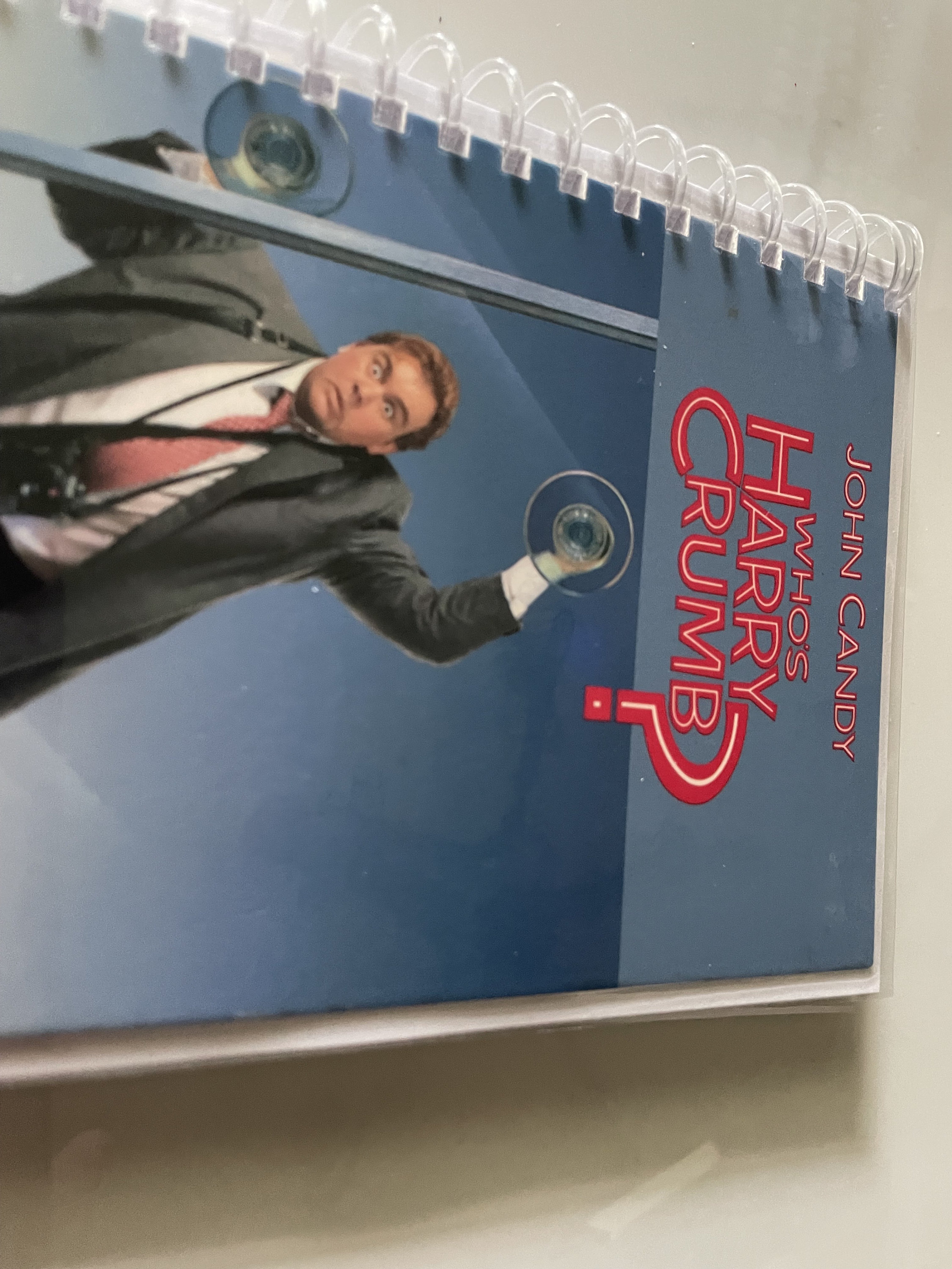 Whos Harry Crumb Movie VHS Upcycled Spiral Bound Notebook Journal ...