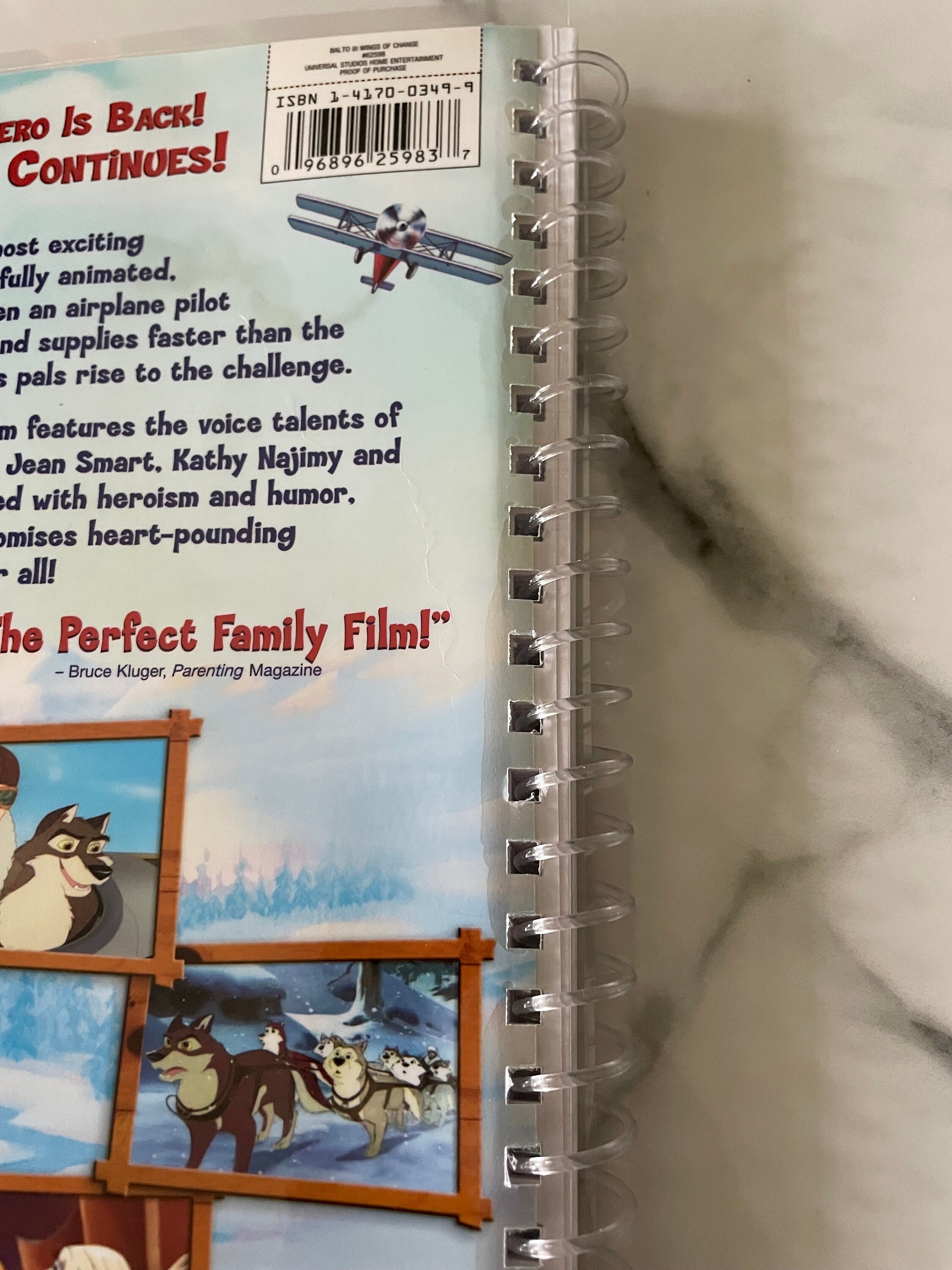 Balto 3 Wings of Change 2004 Movie VHS Video Upcycled Spiral Bound ...