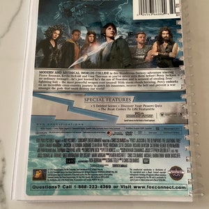 Percy Jackson and the Olympians the Lightning Thief Movie DVD Upcycled ...