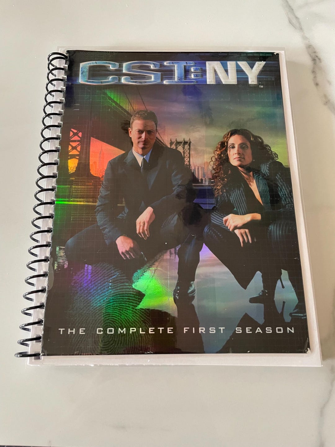 CSI: New York Season 1 DVD Upcycled Spiral Bound Notebook Journal ...