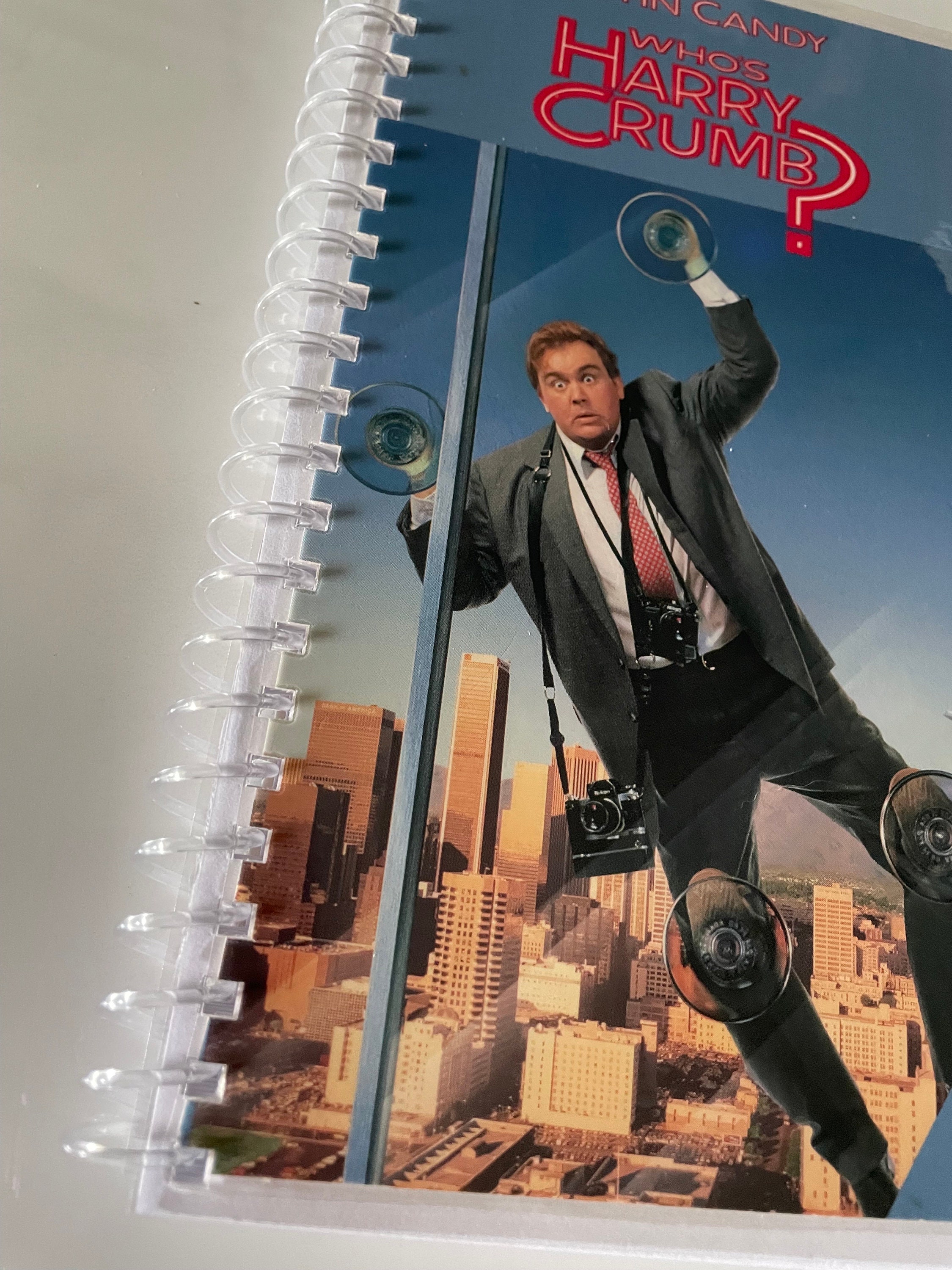 Whos Harry Crumb Movie VHS Upcycled Spiral Bound Notebook Journal ...