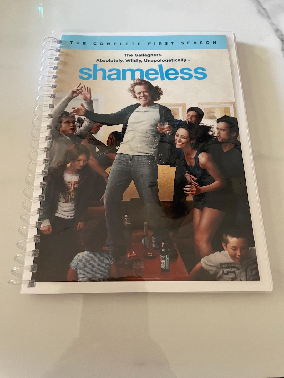 Shameless Season One DVD Upcycled Spiral Bound Notebook Notepad Journal ...