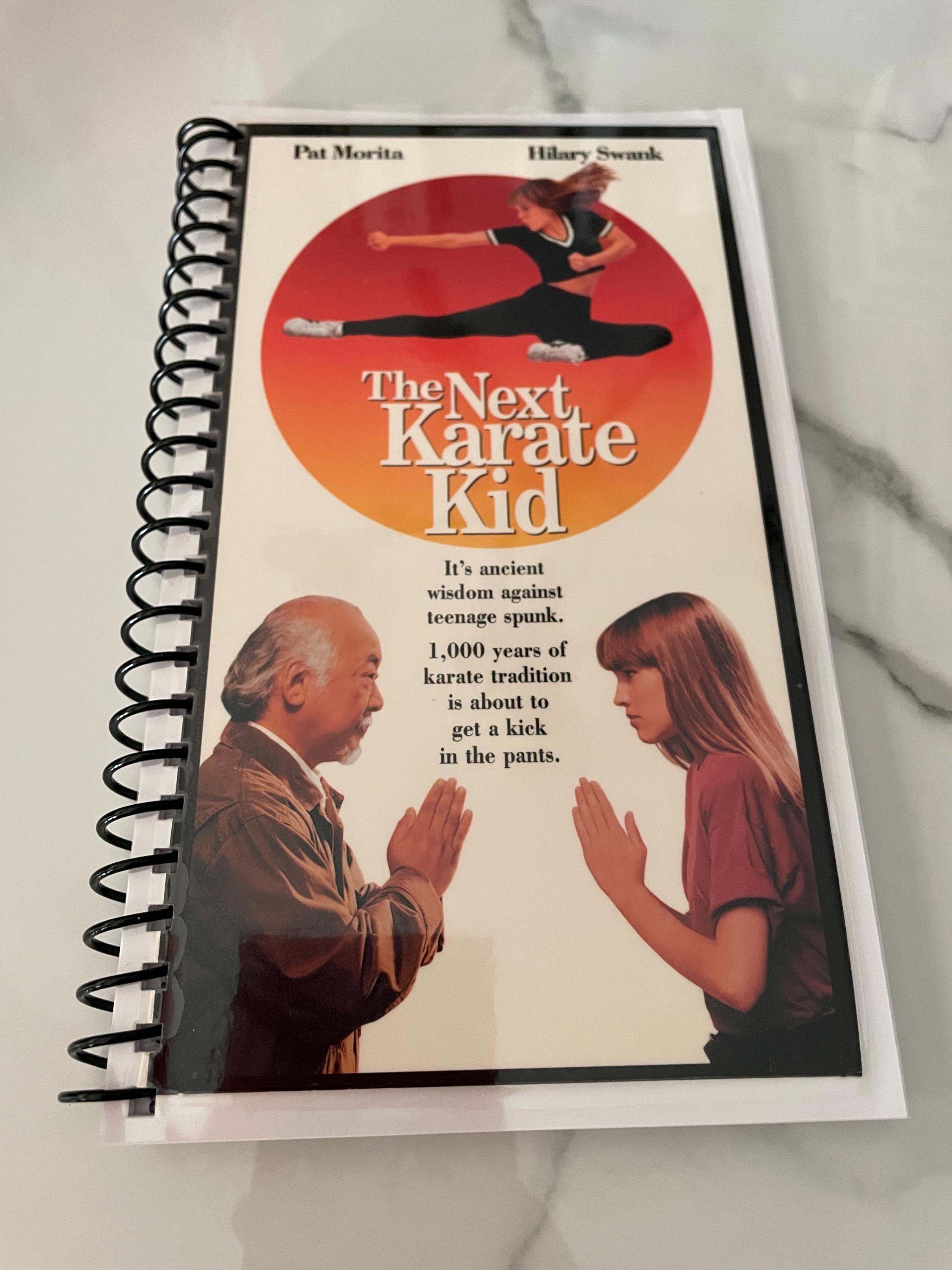 The Next Karate Kid Movie VHS Upcycled Spiral Bound Notebook Notepad ...