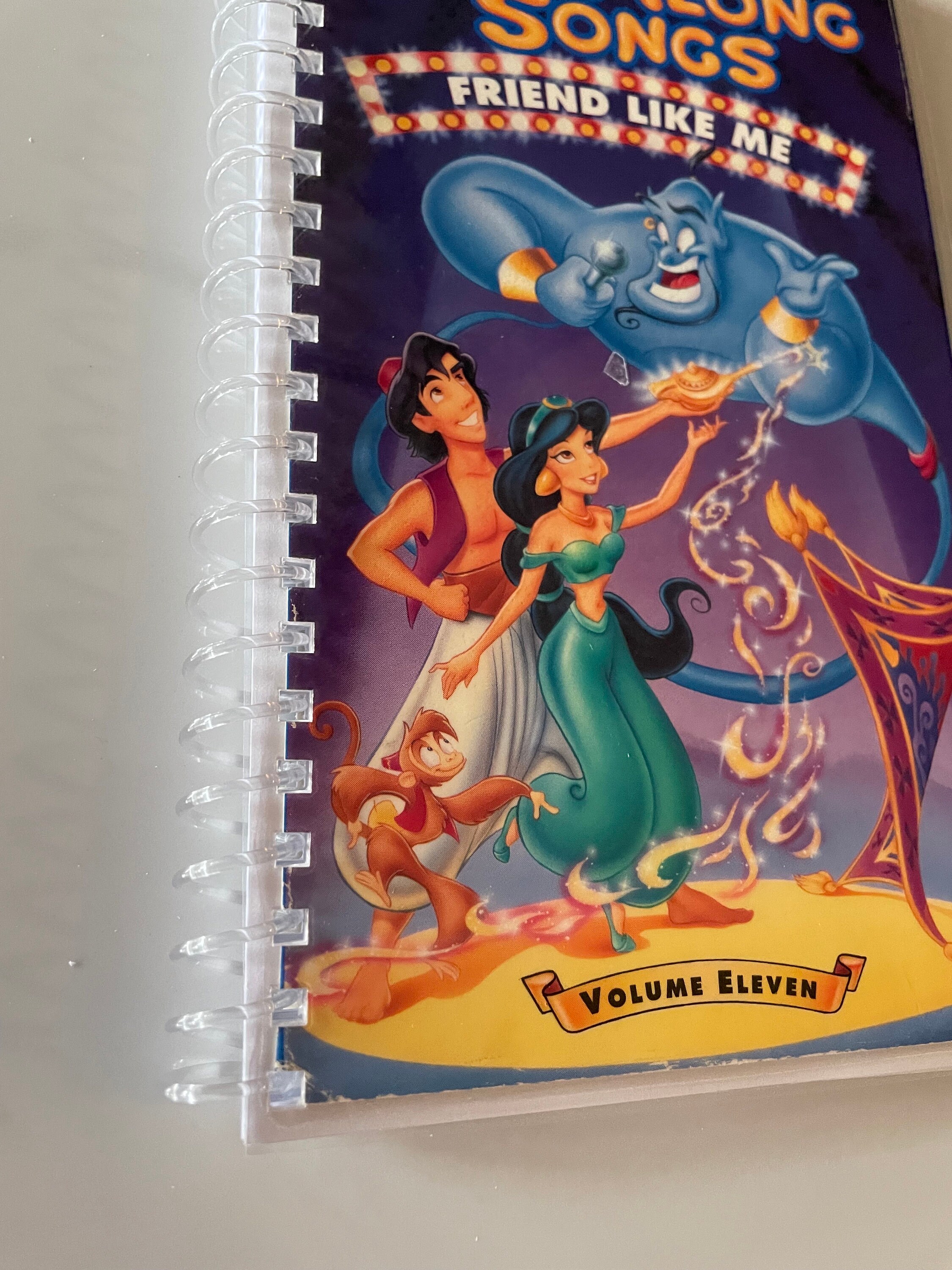 Disney Sing Along Songs Volume Eleven Friend Like Me Aladdin Movie VHS ...