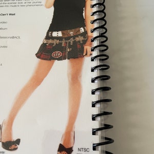 Hilary Duff All Access Pass Music Video Movie DVD Upcycled Spiral Bound ...