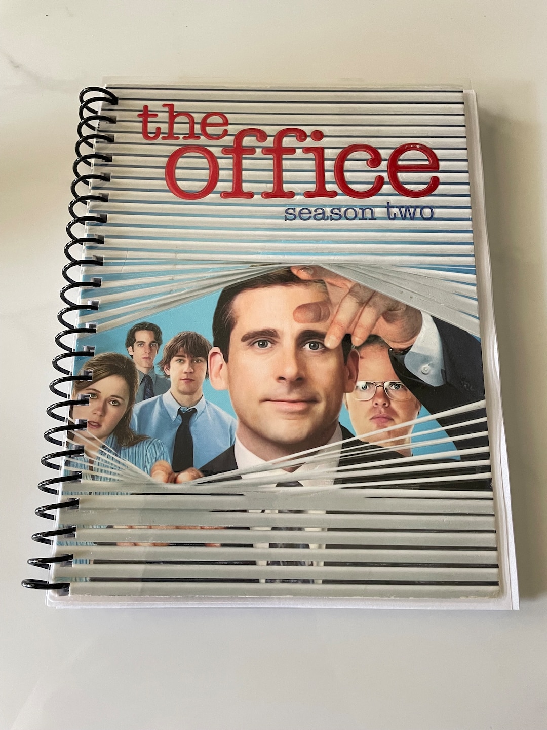 The Office Season 2 DVD Upcycled Spiral Bound Notebook Vintage TV Show ...