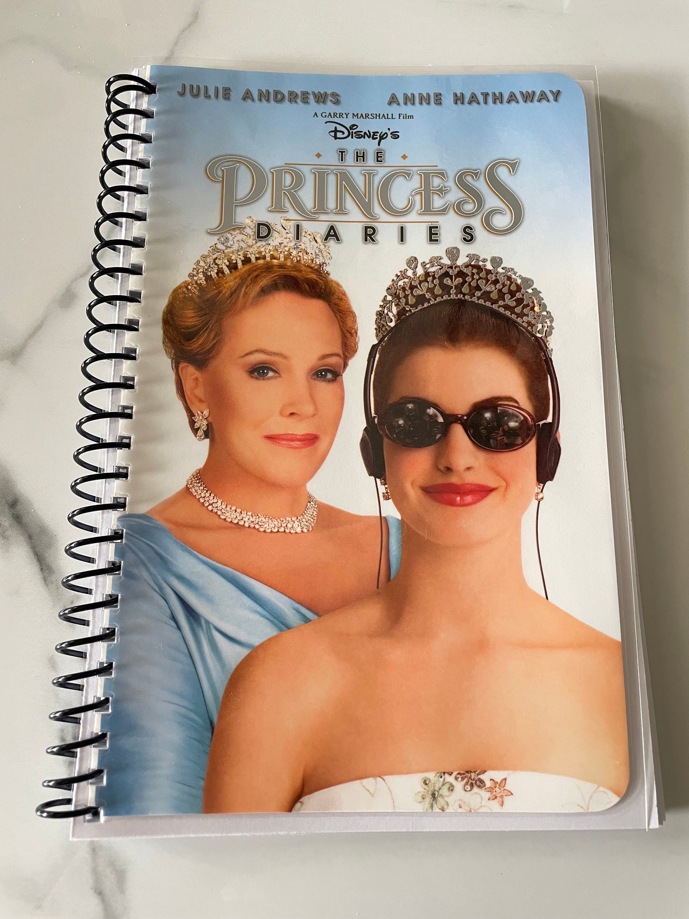 The Princess Diaries Movie VHS Upcycled Spiral Bound Notebook Journal ...