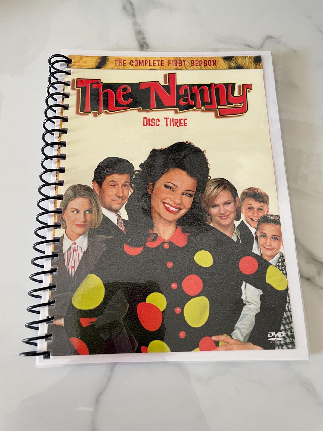 The Nanny Season 1 Disc 3 Sitcom TV Show DVD Upcycled Spiral Bound ...