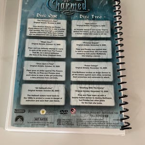 Charmed Season 3 Prue Halliwell Disc 1 & 2 TV Show Video DVD Upcycled ...