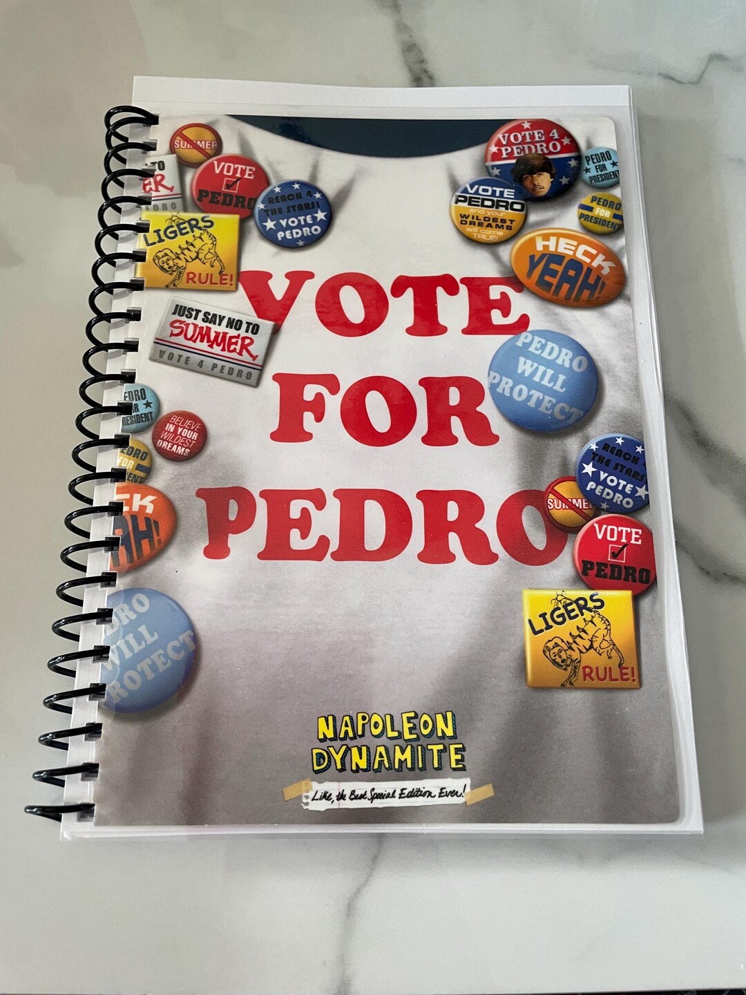 Napoleon Dynamite Movie DVD Upcycled Spiral Bound Notebook Journal ...