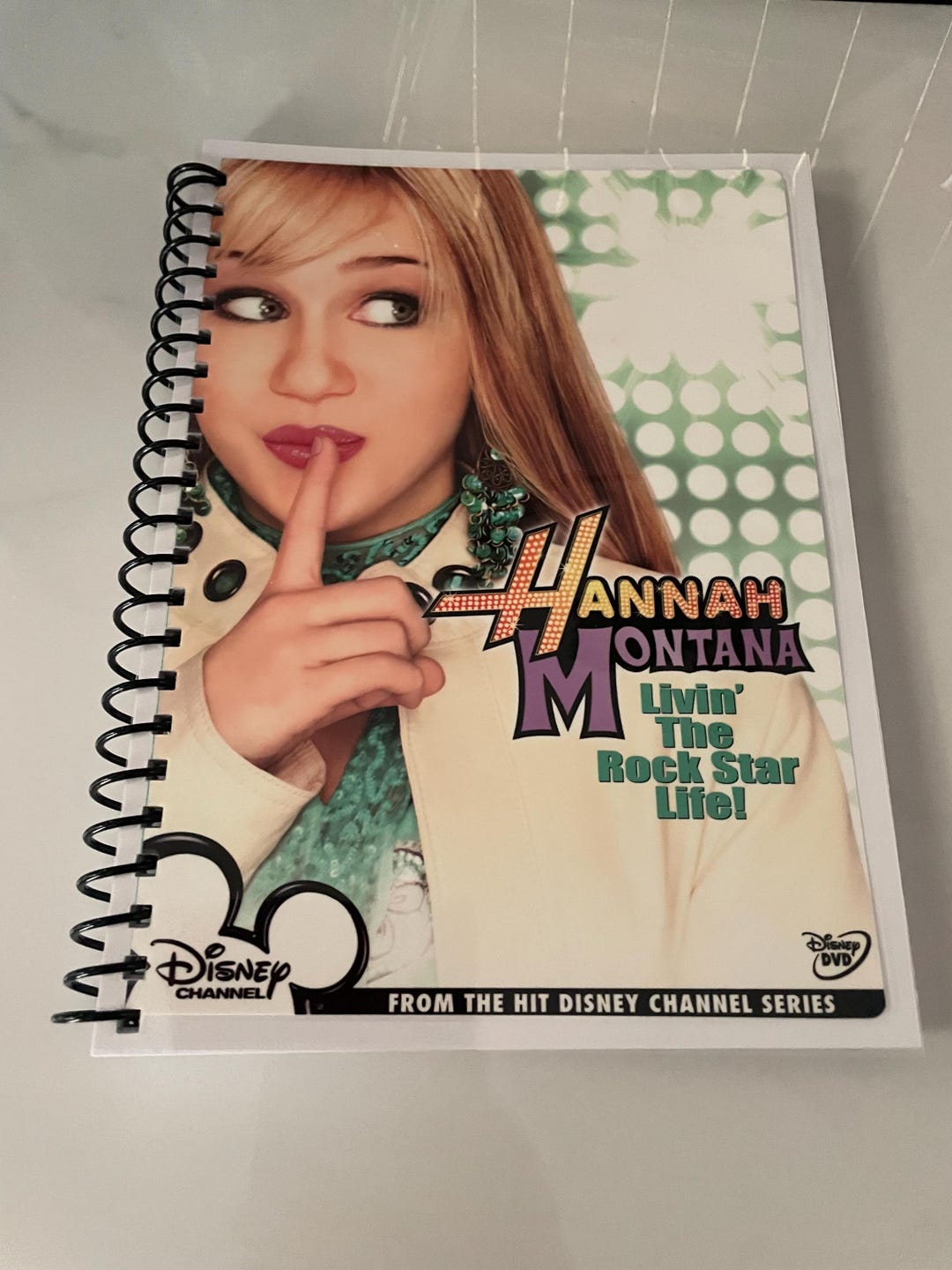 Hannah Montana Livin the Rockstar Life TV Show DVD Upcycled Spiral ...