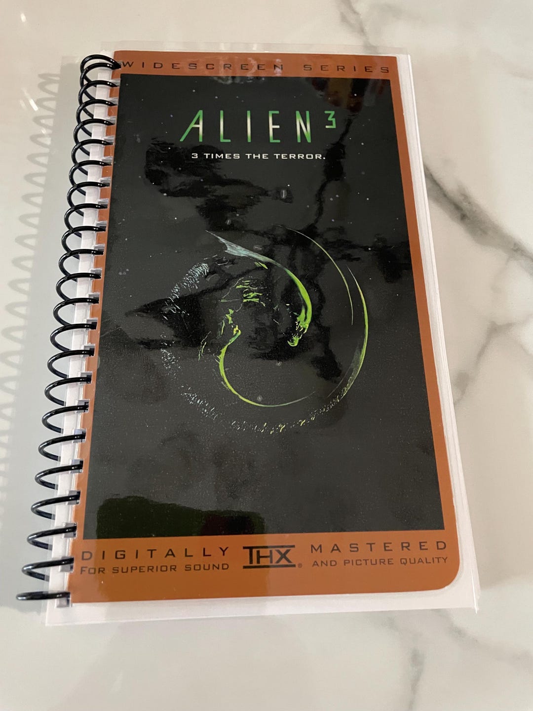 90s Alien 3 Movie VHS Upcycled Spiral Bound Notebook Notepad Journal ...