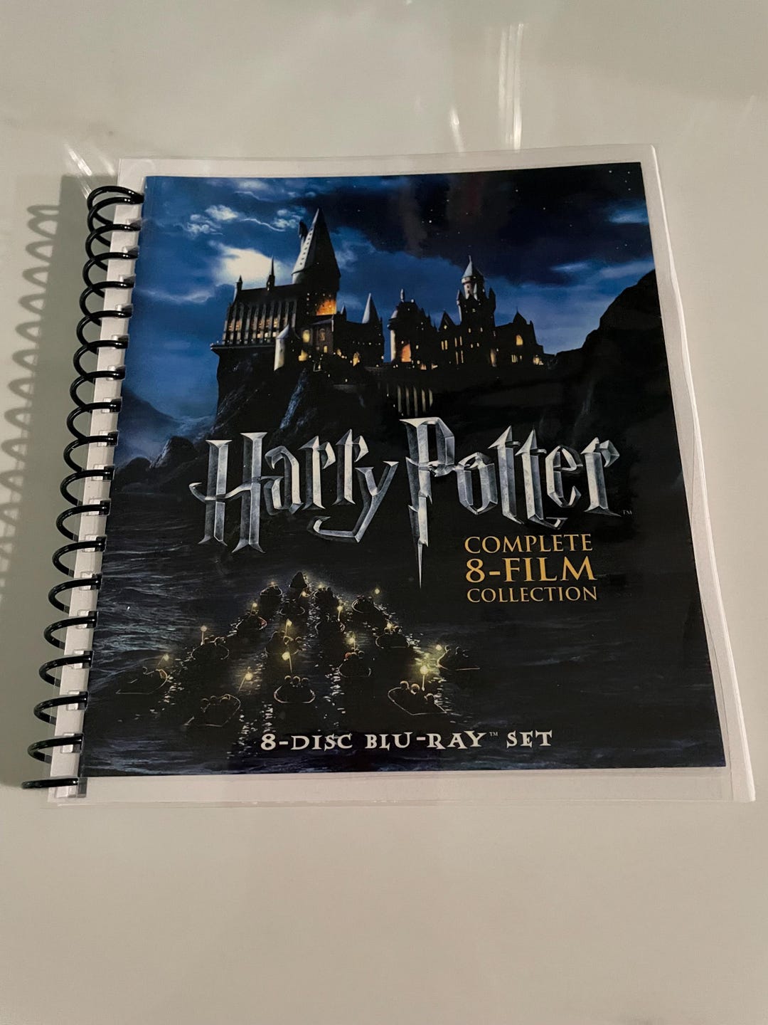Harry Potter Collection Movie Blu Ray DVD Upcycled Spiral Bound ...
