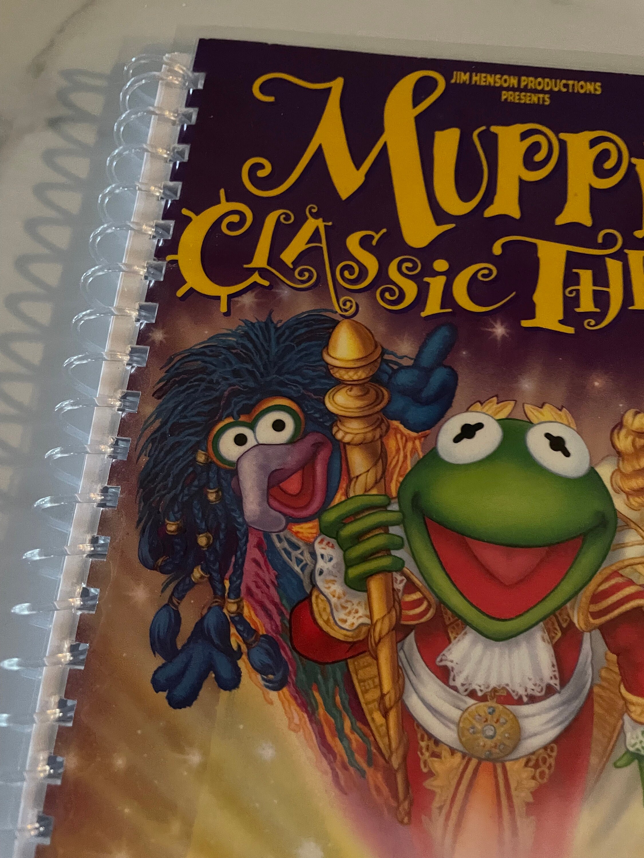 Jim Henson Muppet Classic Theater VHS Upcycled Spiral Bound - Etsy ...