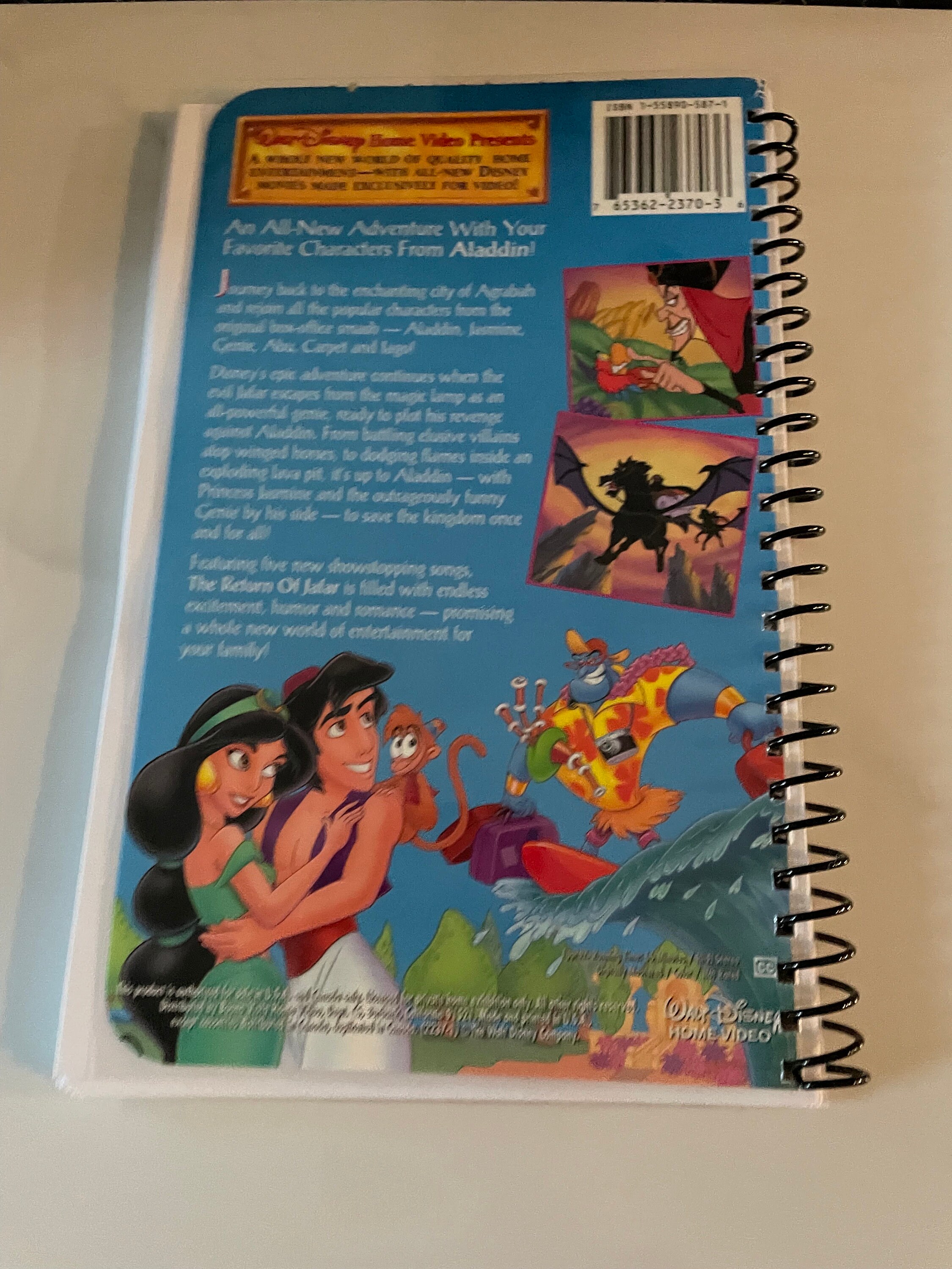 Disneys the Return of Jafar Aladdin Animated Movie VHS - Etsy
