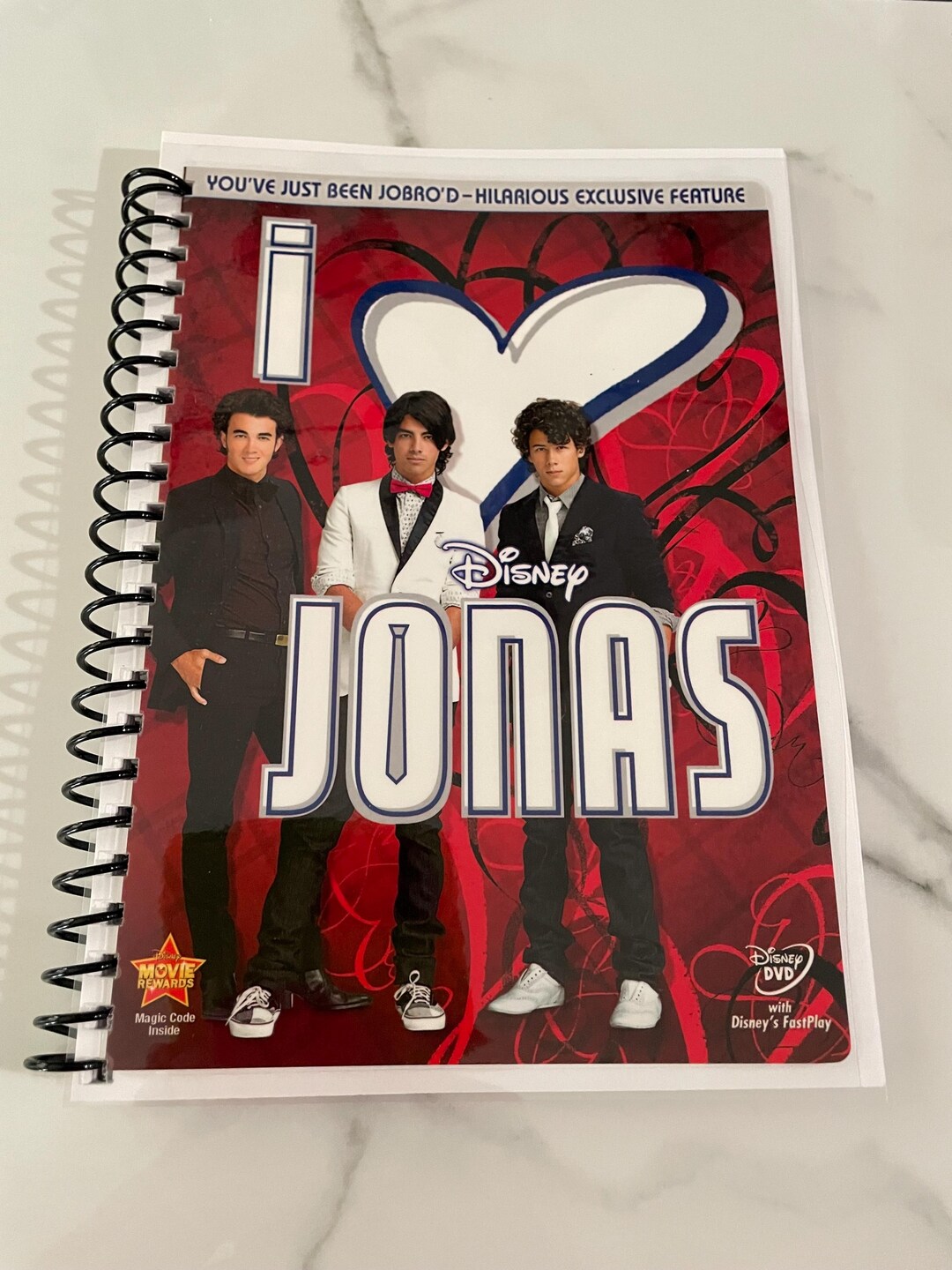 Disney Channel Jonas I Love Jonas TV Show Movie Video DVD Upcycled ...