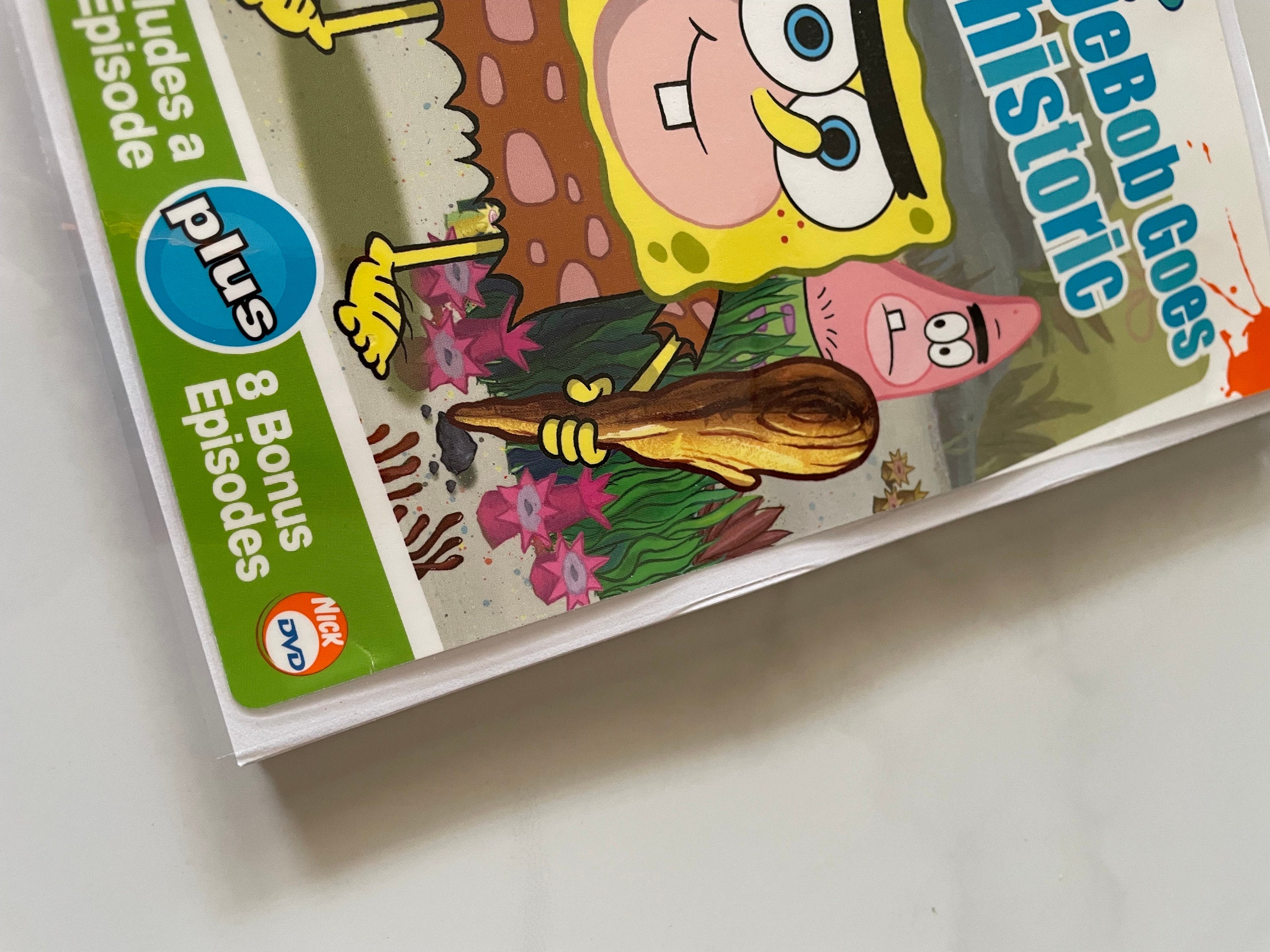 Spongebob Squarepants spongebob Goes Prehistoric TV Show DVD Upcycled ...