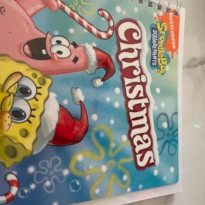 Spongebob Squarepants Christmas TV Show DVD Upcycled Spiral Bound ...
