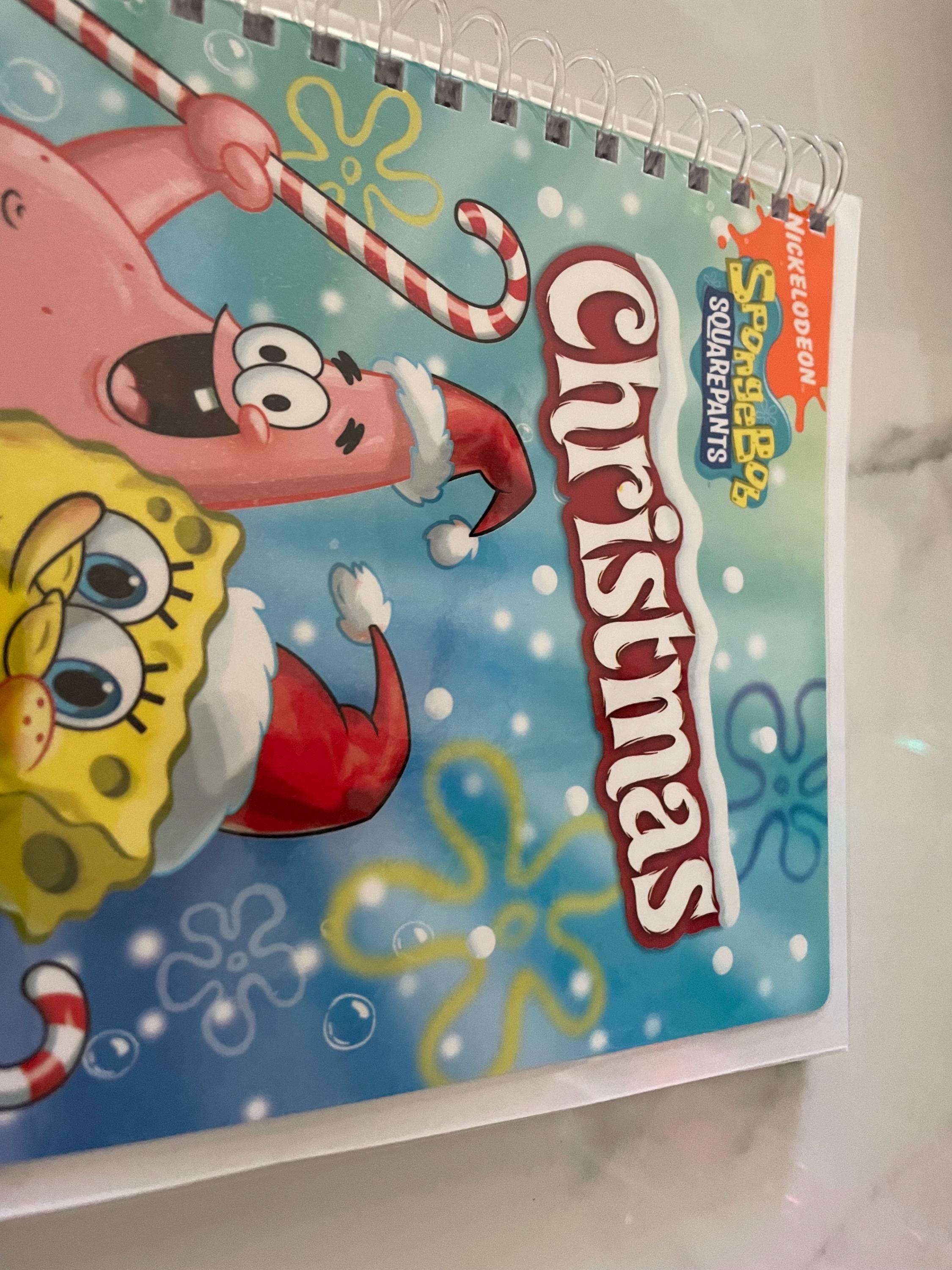 Spongebob Squarepants Christmas TV Show DVD Upcycled Spiral Bound ...