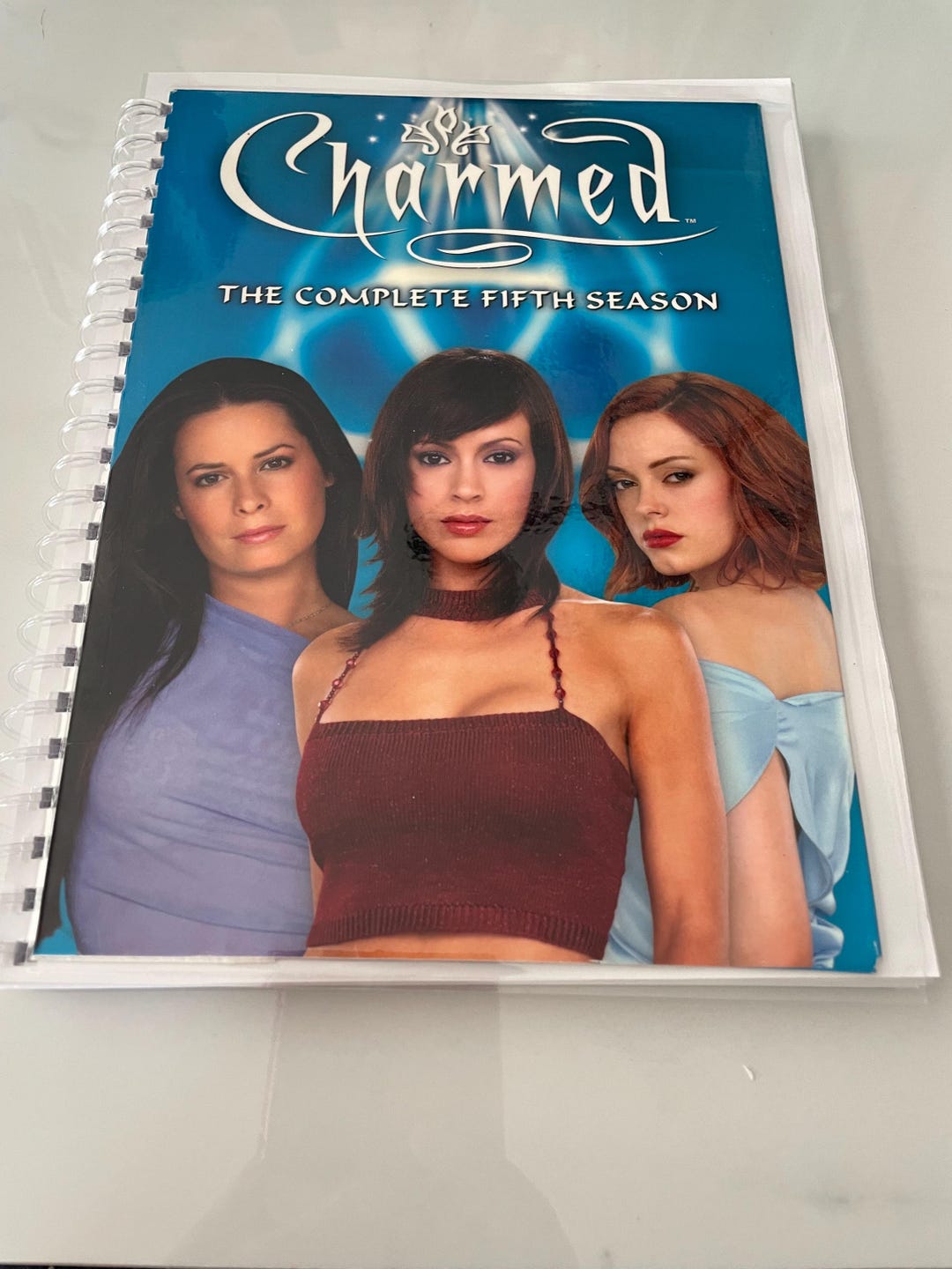 Charmed Season Five TV Show DVD Upcycled Spiral Bound Notebook Notepad ...