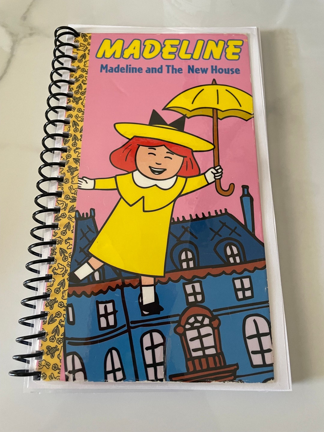 Madeline and the New House Animated Movie VHS Upcycled Spiral Bound ...