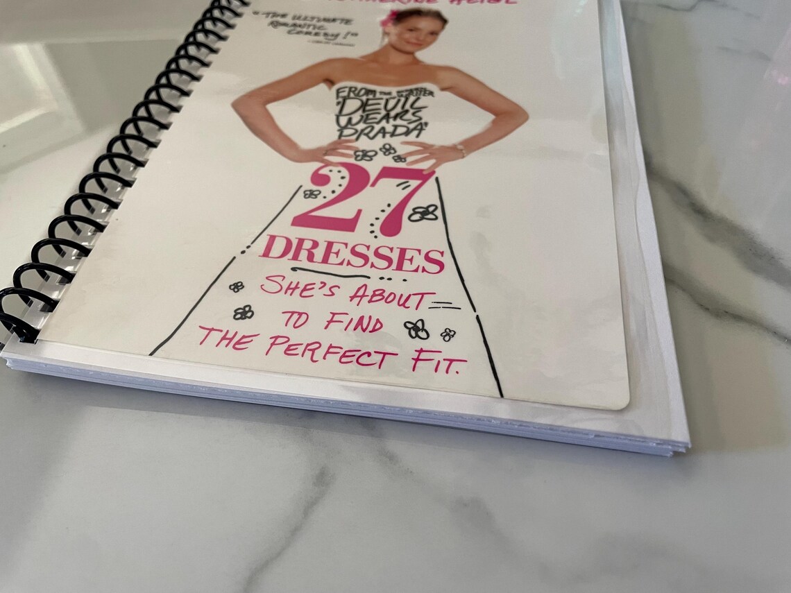 27 Dresses Movie DVD Upcycled Spiral Bound Notebook Journal Notepad ...