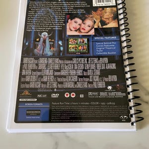 Show Girls Movie DVD Upcycled Spiral Bound Notebook Journal Notepad ...