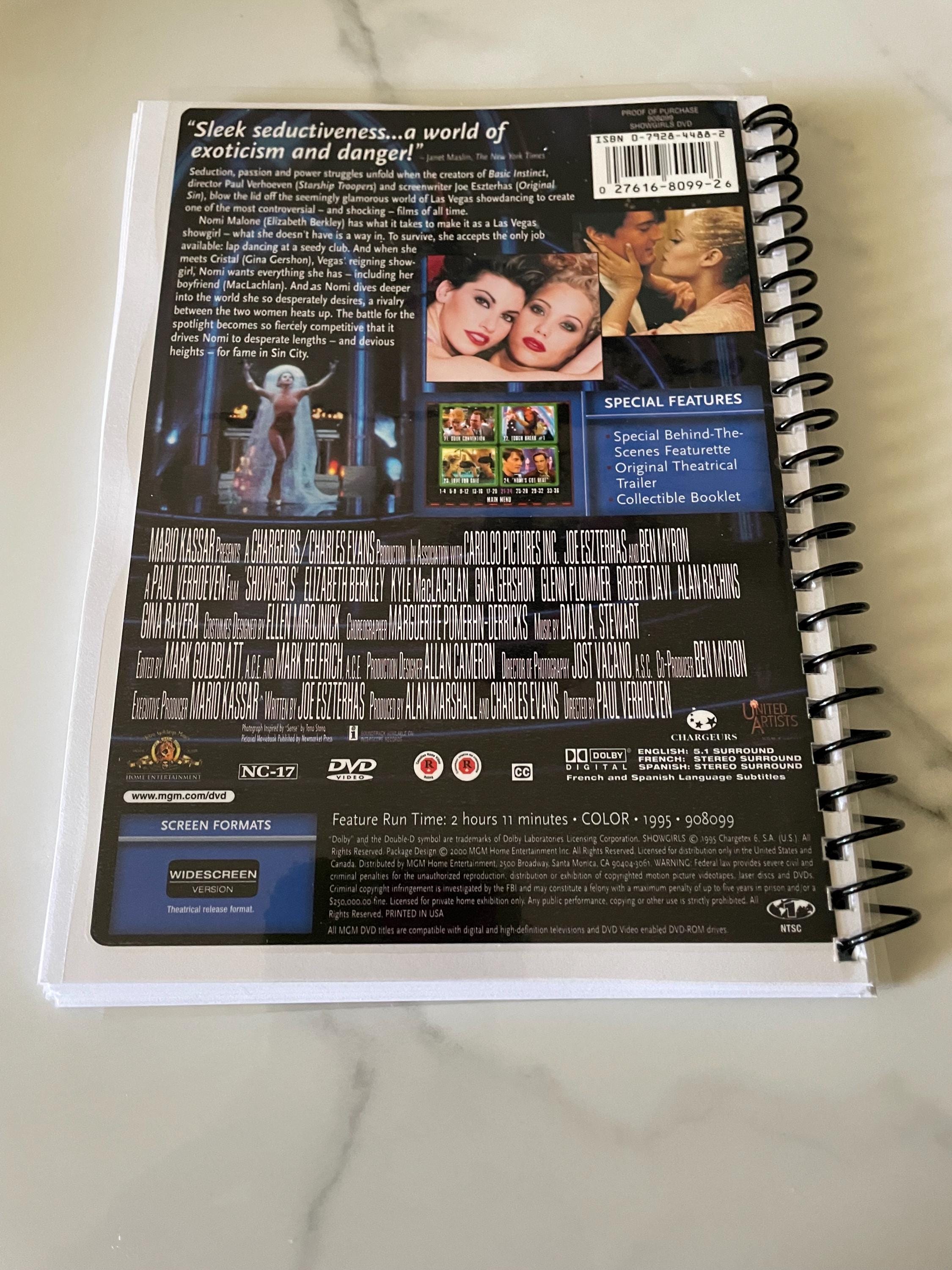 Show Girls Movie DVD Upcycled Spiral Bound Notebook Journal Notepad ...