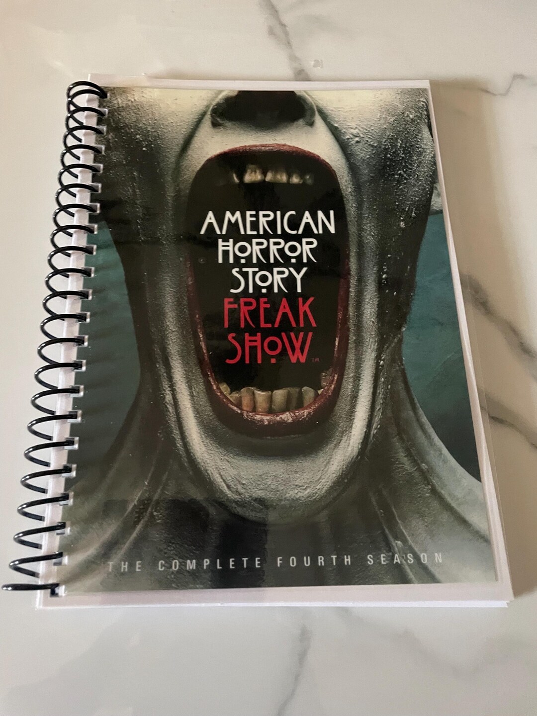 American Horror Story AHS Freak Show Season 4 DVD Upcycled Spiral Bound ...