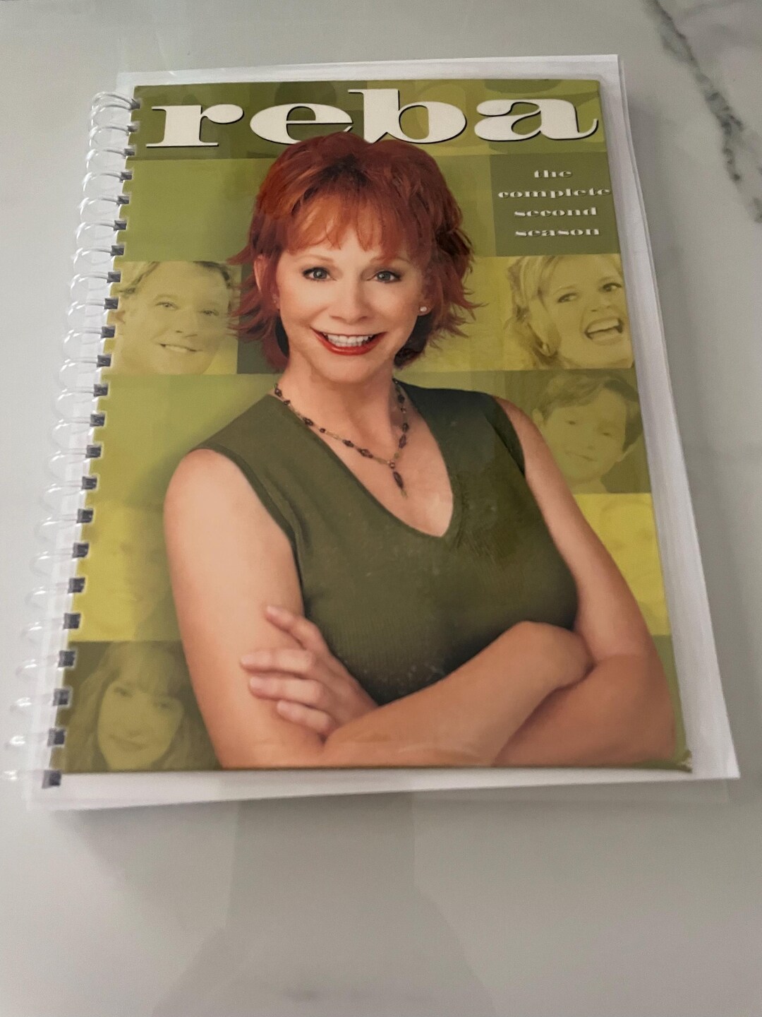 Reba TV Series Show Season 4 DVD Upcycled Spiral Bound Notebook Journal ...