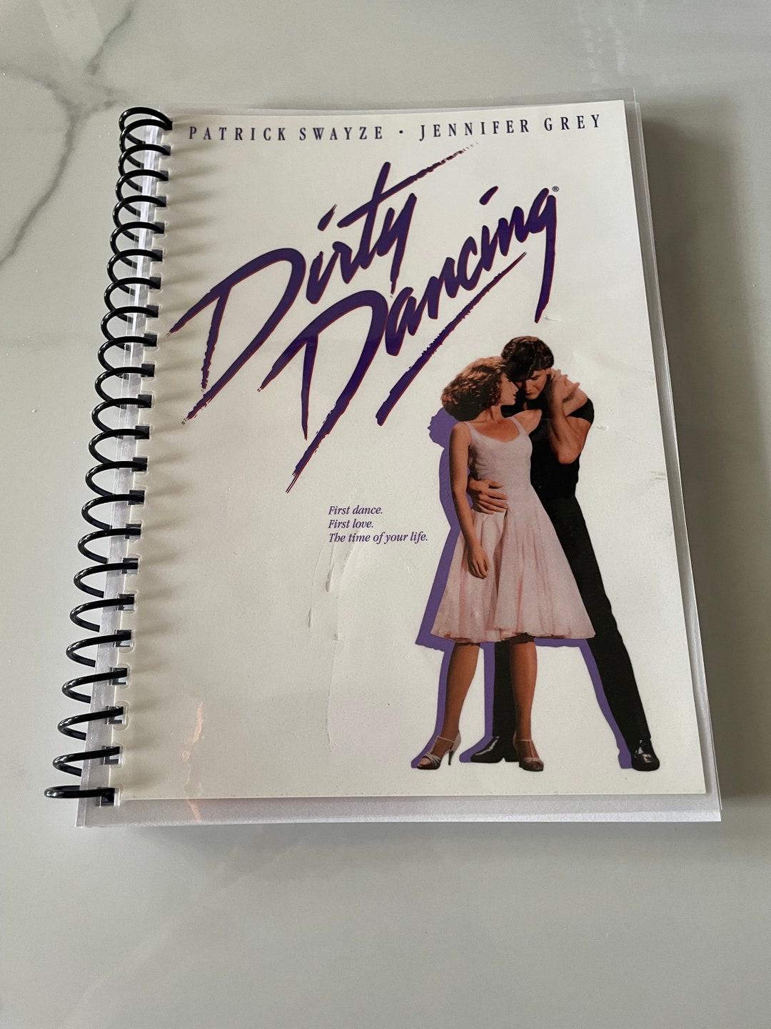 Dirty Dancing Movie DVD Upcycled Spiral Bound Notebook Journal Notepad ...