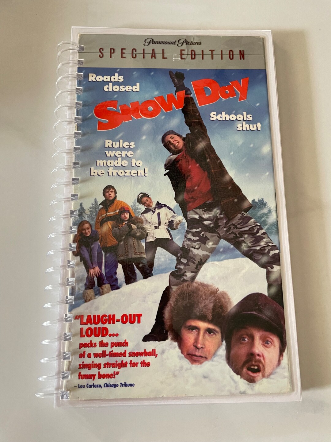Nickelodeon Snow Day Movie 90s VHS Upcycled Spiral Bound Notebook ...