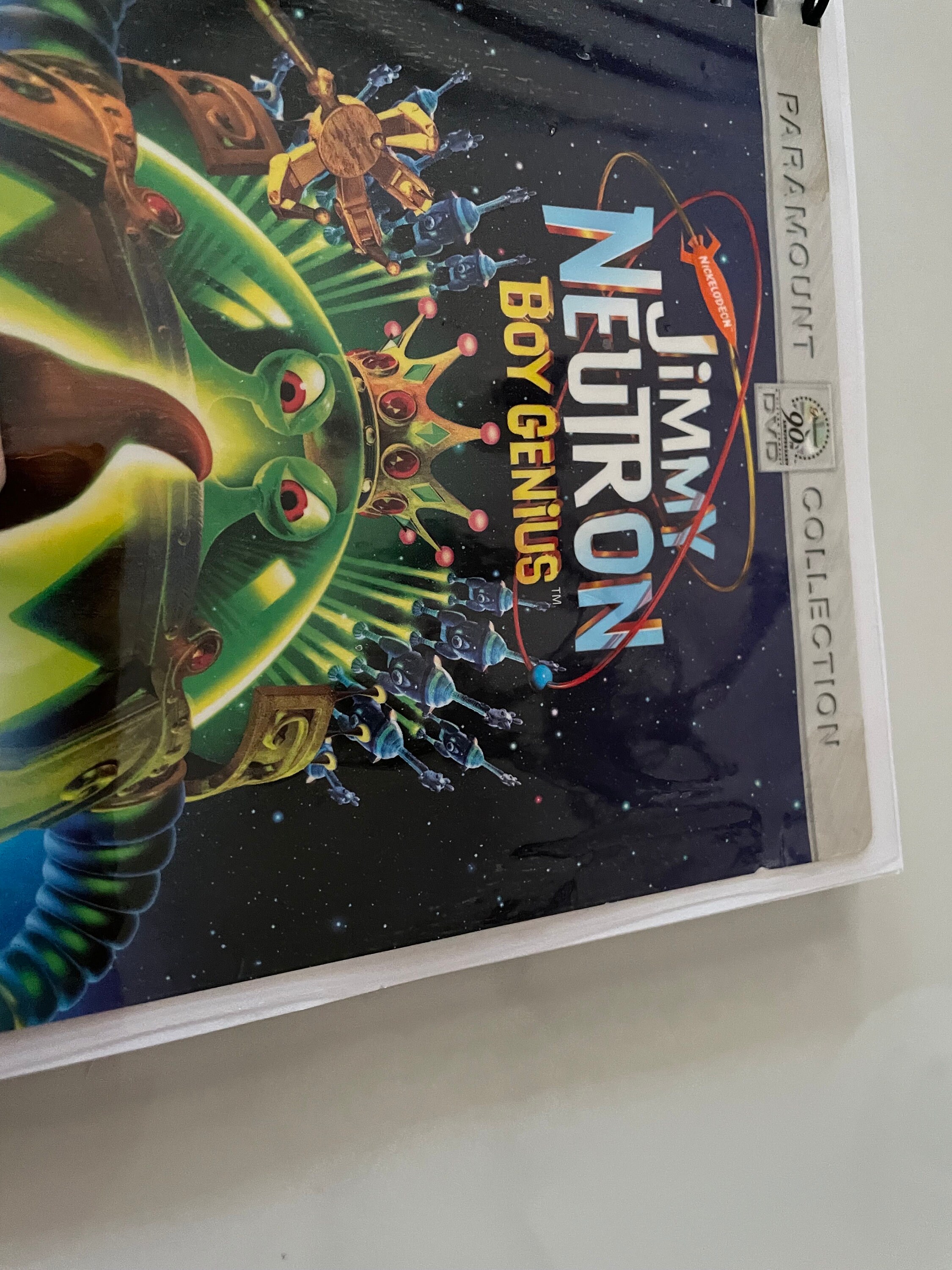 Nickelodeon Jimmy Neutron Boy Genius TV Show DVD Upcycled Spiral Bound ...