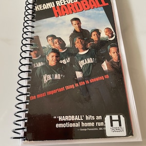 Hardball Movie VHS Upcycled Spiral Bound Notebook Journal Vintage 2001 Keanu Reeves - Etsy